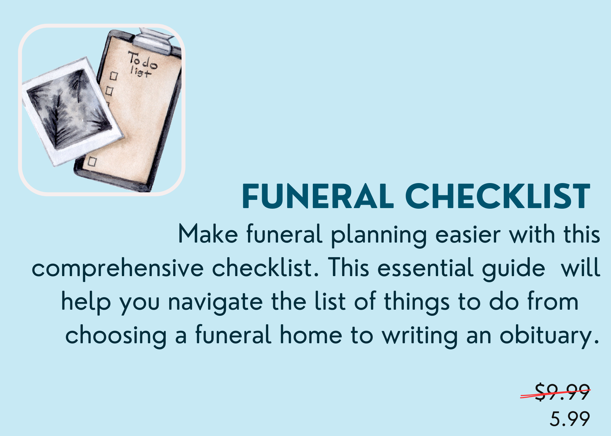 Marketplace - Funeral Programs, Funeral Support