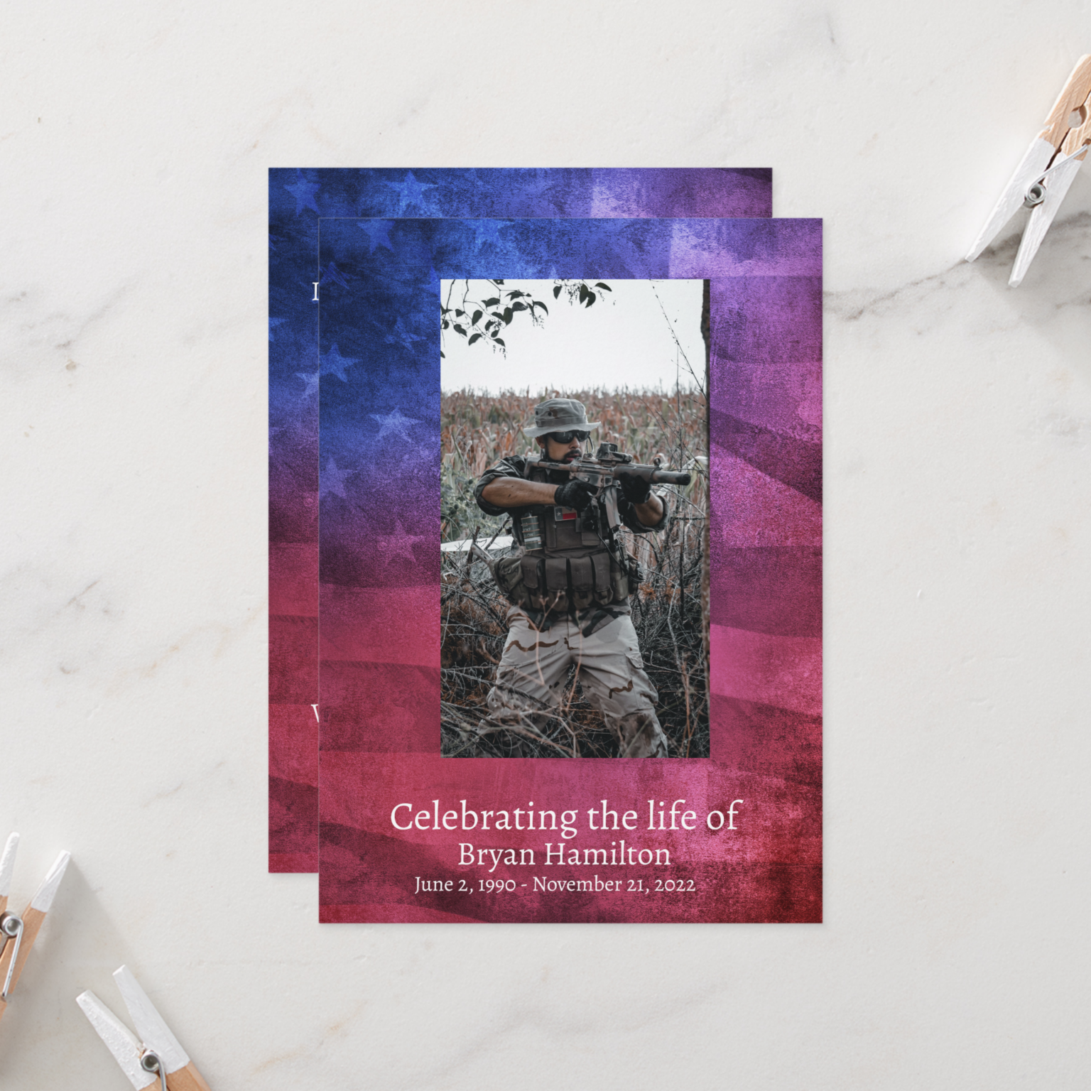 Creative Patriotic Funeral Program Ideas to Honor Veterans - Funeral ...