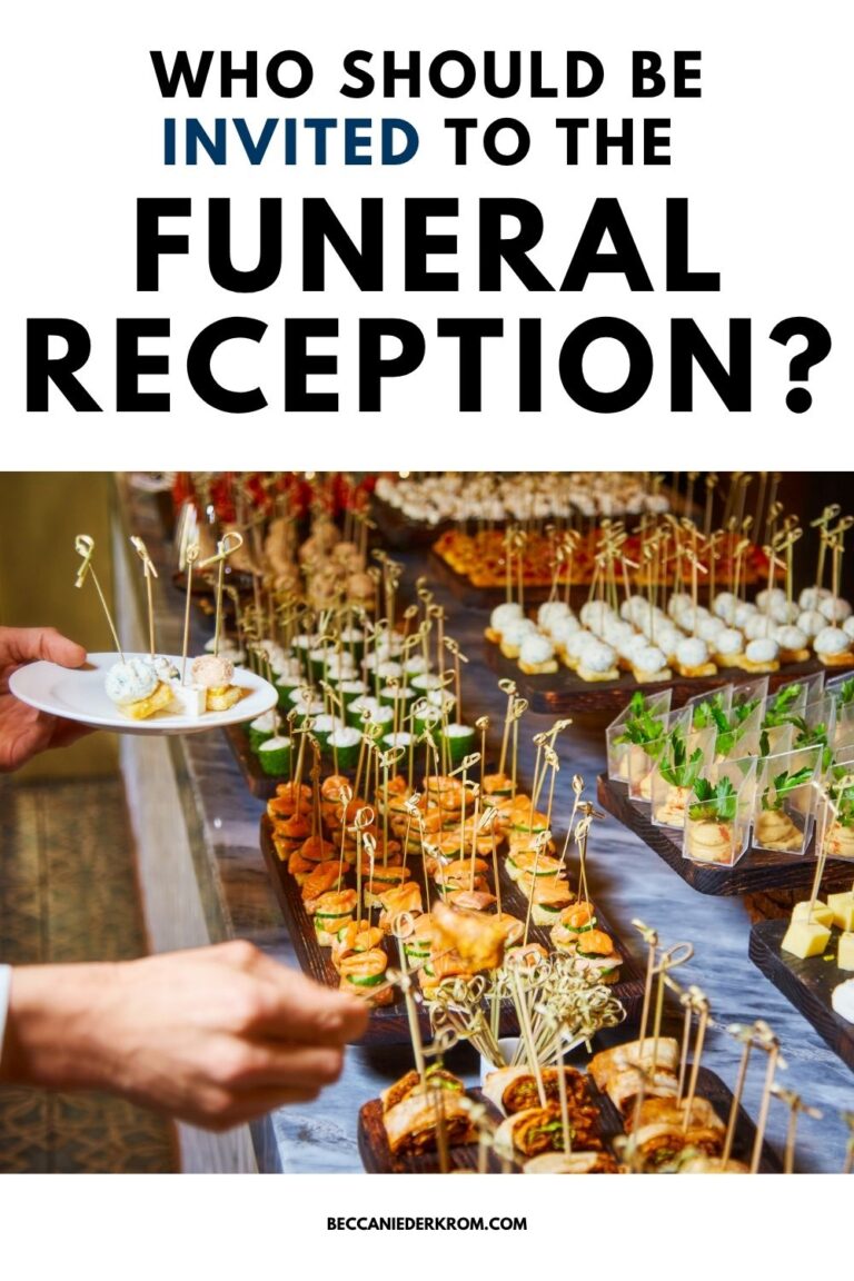 Who Should Be Invited to the Funeral Reception? - Funeral Programs ...