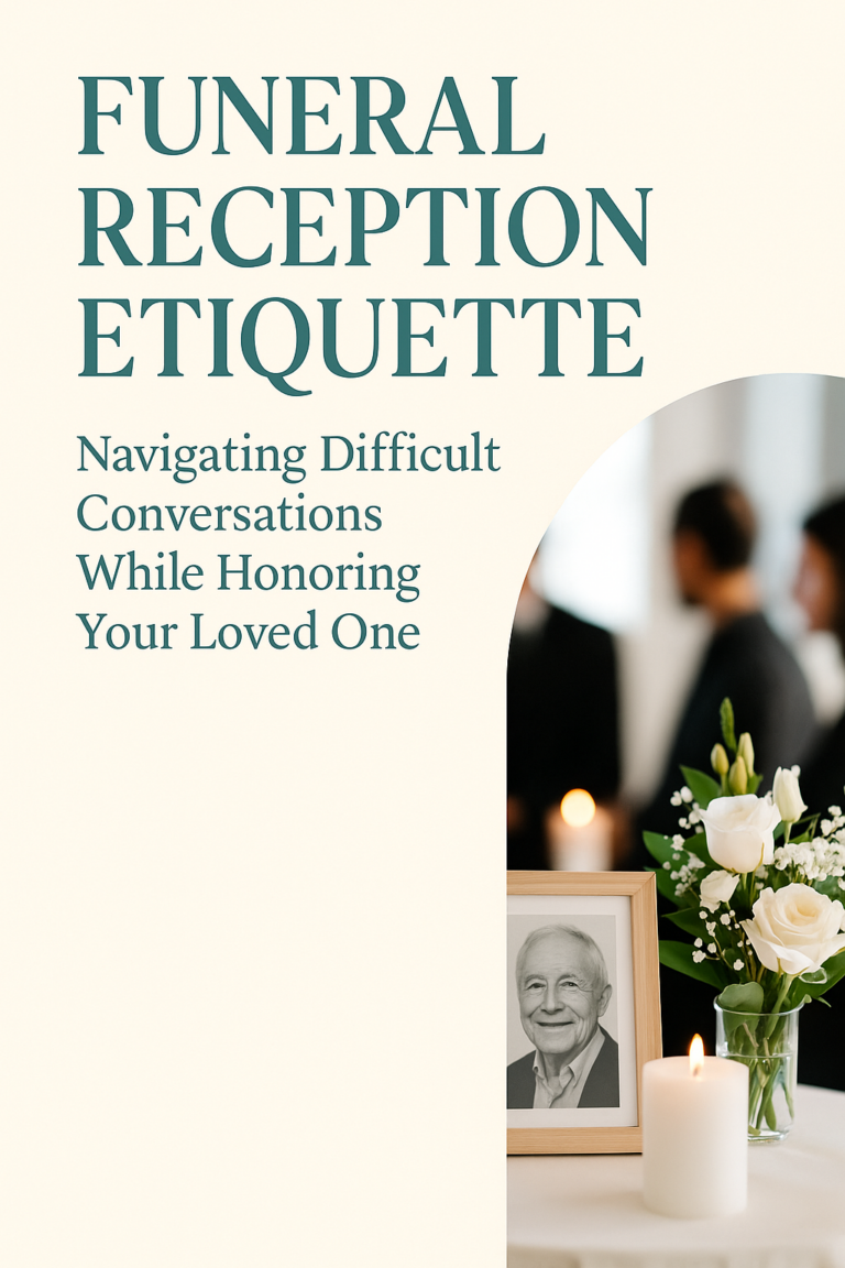 Funeral Reception Etiquette: Navigating Difficult Conversations While ...