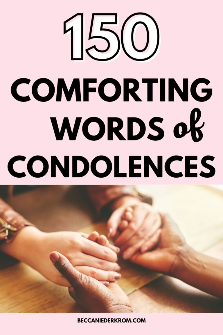 150+ Comforting Words of Condolences - Funeral Programs, Funeral Support