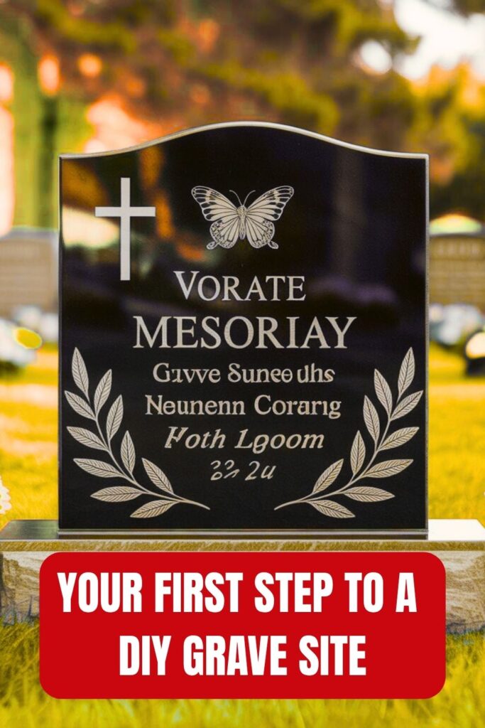 Your First Step to a DIY Grave Site Ideas - Funeral Programs, Funeral ...